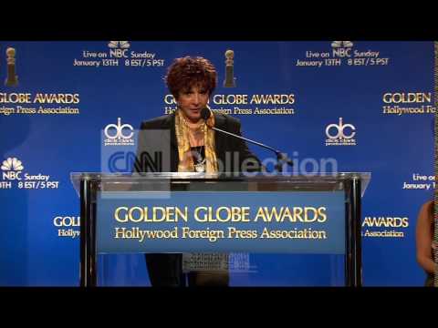GOLDEN GLOBE NOMS-JODIE FOSTER LIFETIME ACHIEVEMAN