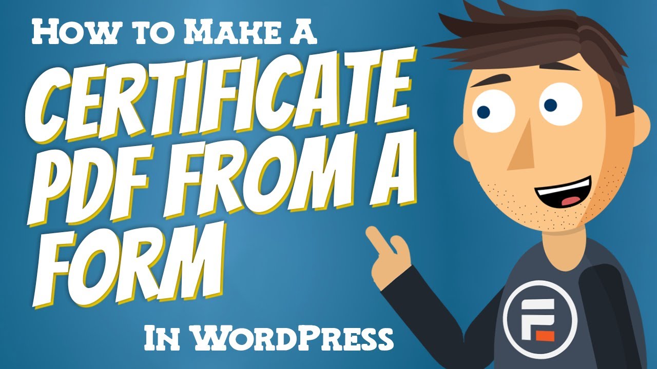 How to Create PDF Certificates from Forms