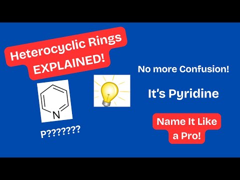 Heterocyclic Chemistry Made Easy| Definition, Naming Tricks & Exam Hacks for Pharmacy Students!