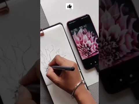 How to draw realistic flower | pencil drawing | tips and tricks | arts viral official | easy art