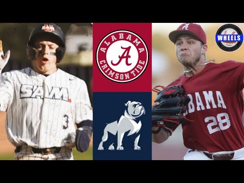 #13 Alabama vs Samford Highlights | 2024 College Baseball Highlights