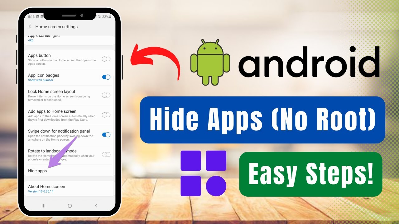 How to Hide Apps on Android ! (no root required)