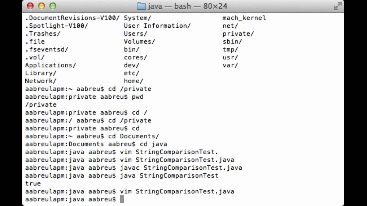 String comparisons in Java