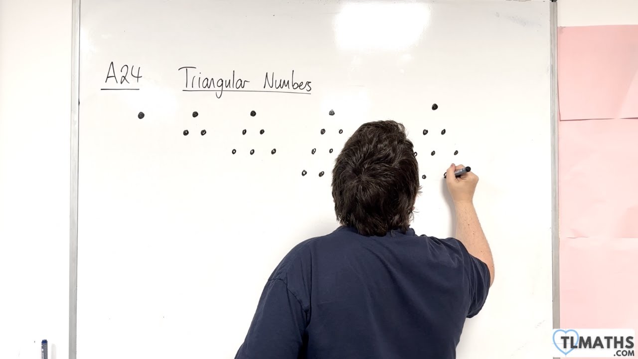 GCSE Maths: A24-05 [Introducing Triangular Numbers]