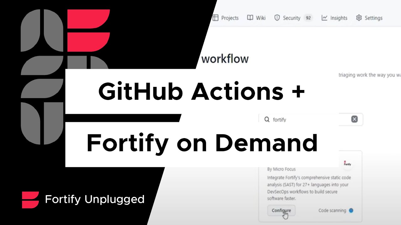 Configuring GitHub Actions to Launch a Scan in Fortify on Demand