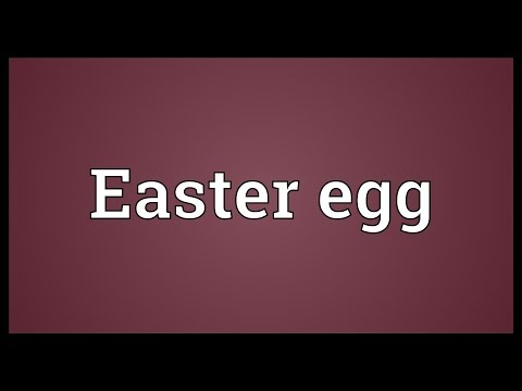 Easter egg Meaning