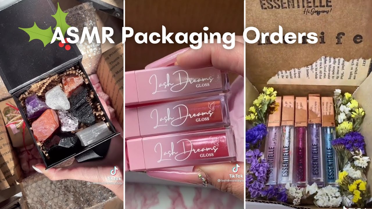 🎄Small Business Packaging Orders ASMR | TikTok Compilation🎄