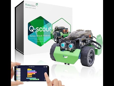 Amazon com Robobloq Q Scout STEM Projects for Kids Ages 8 12, Coding Robot, Learn Robotics, Electron