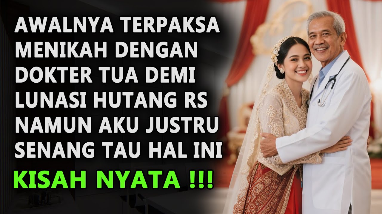 AWALNYA TERPAKSA MENIKAH DENGAN DOKTER TUA DEMI LUNASI BIAYA RUMAH SAKIT , NAMUN AKU JUSTRU BAHAGIA
