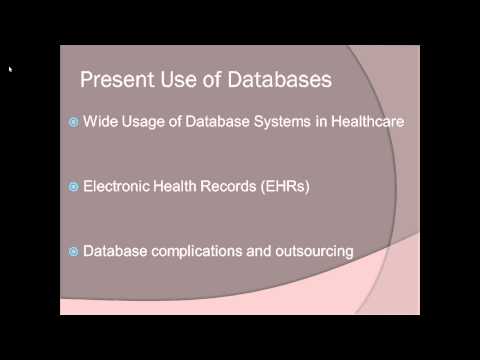 The Use Of Databases In Medical Field