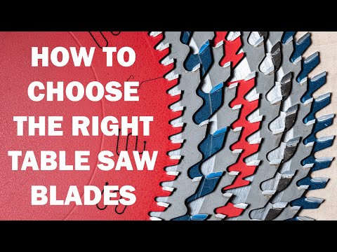 Choosing The Right Table Saw Blade