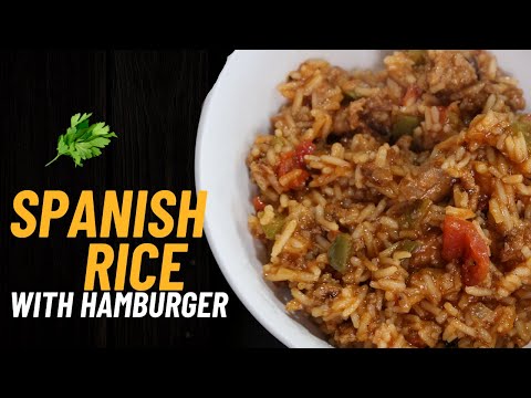 Budget-Friendly Spanish Rice with Hamburger | Quick & Tasty Meal #spanishrice #onepotmealrecipe