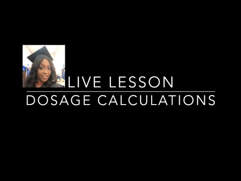 Dosage Calculations in Nursing