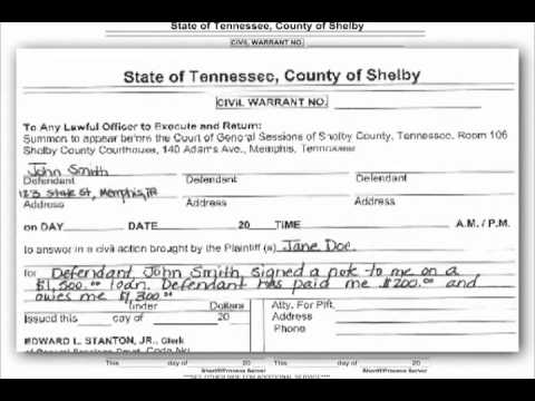 Overview of a General Sessions Court Case