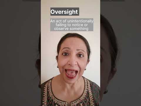 Difference between Overview & Oversight #shorts #learnmore @learnenglishwithshivani1475