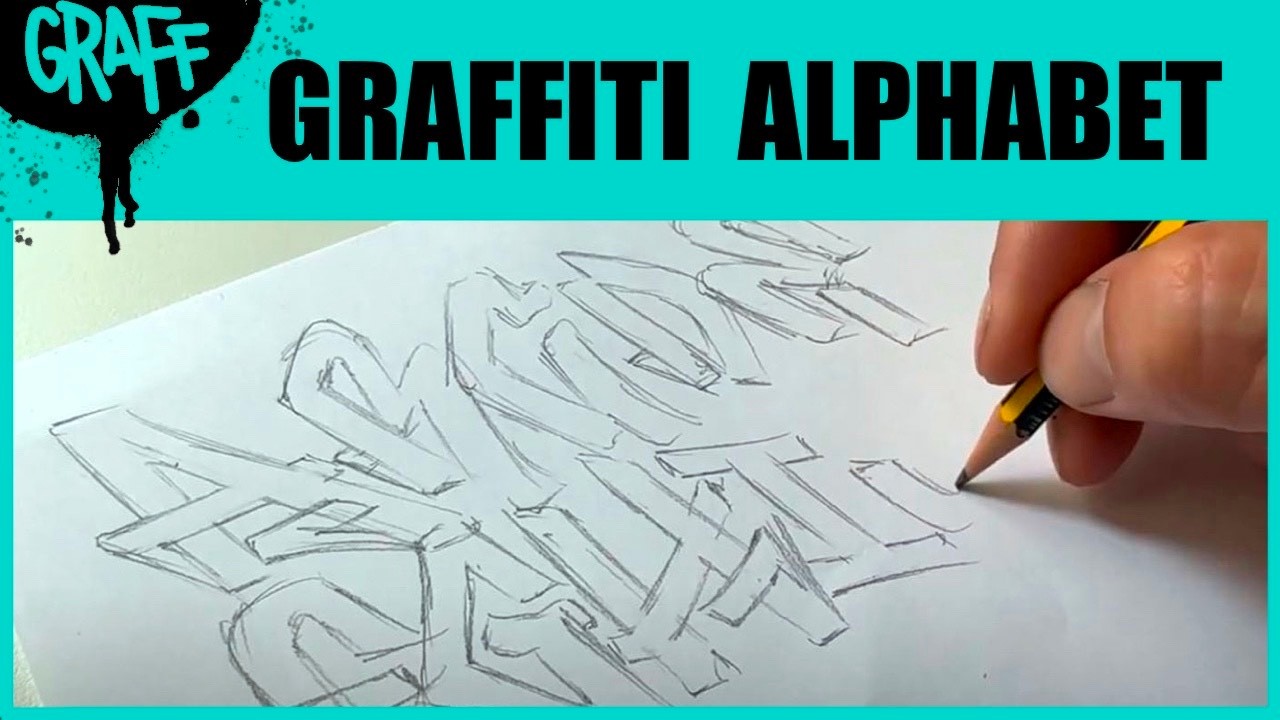 Learn to create your own graffiti tag: Tutorial and complete alphabet #graffiti