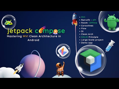 Jetpack Compose MVI Tutorial 2025 | Clean Architecture + Retrofit + Hilt + Flow + Full Source Code