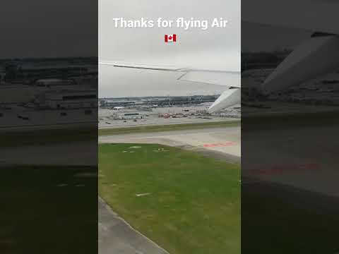 Just Landed | Air Canada | Vancouver Airport #yvr