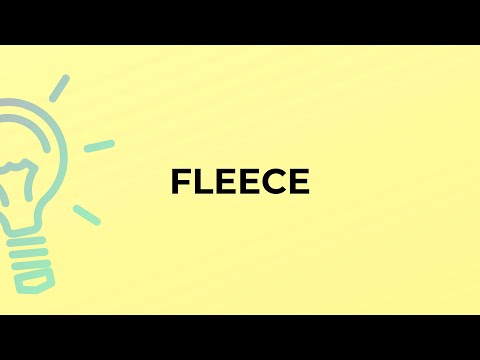 What is the meaning of the word FLEECE?