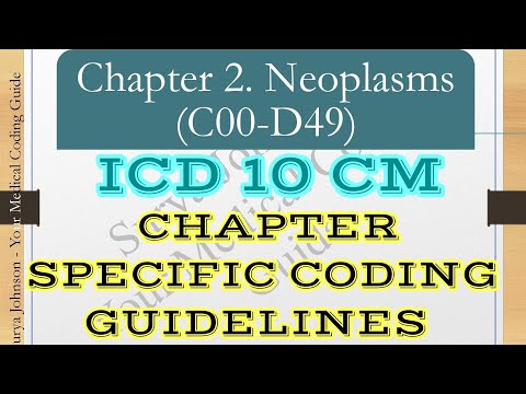 NEOPLASM - ICD-10-CM - Chapter Specific Coding Guidelines #CPC #medicalcoding #ICD10CM #neoplasmCPC