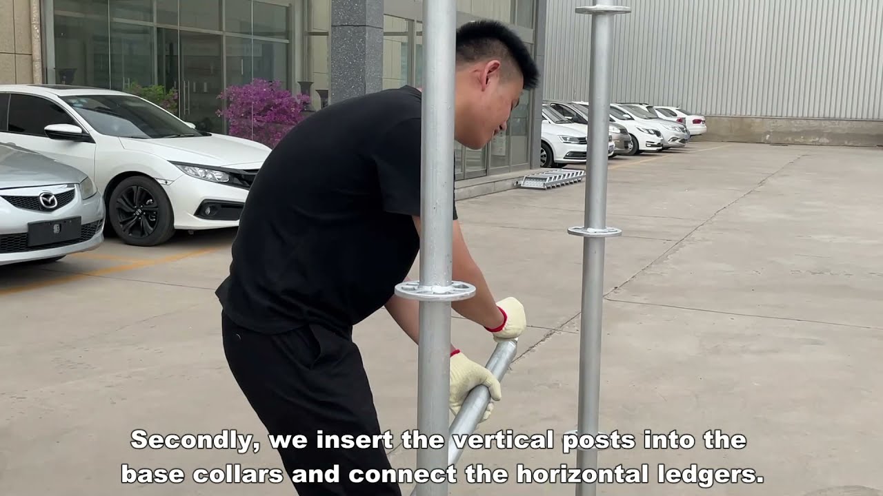 How to build ringlock scaffold system？