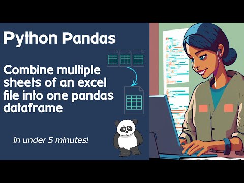 Under 5 Minutes! Use Python Pandas to combine multiple excel sheets/tabs to one Dataframe!