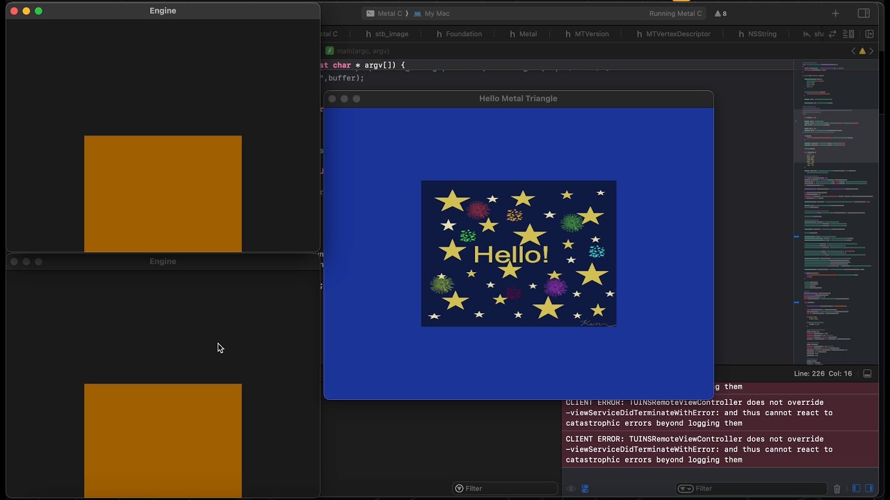 Metal API in C | Let's build games on macOS!