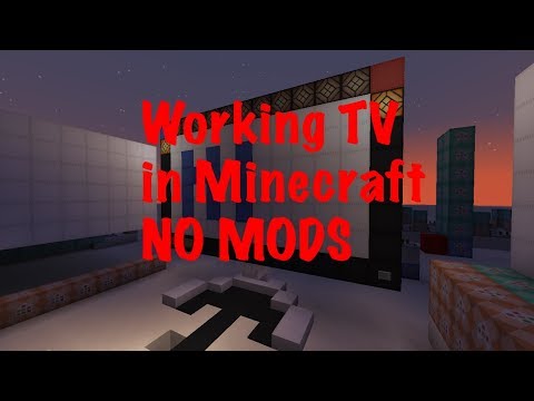 Steam Community :: Video :: Working TV in Minecraft No Mods, Working Basketball Game! (Vanilla)
