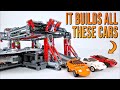 This LEGO Car Factory Assembles Cars On Another Level - Nerdist