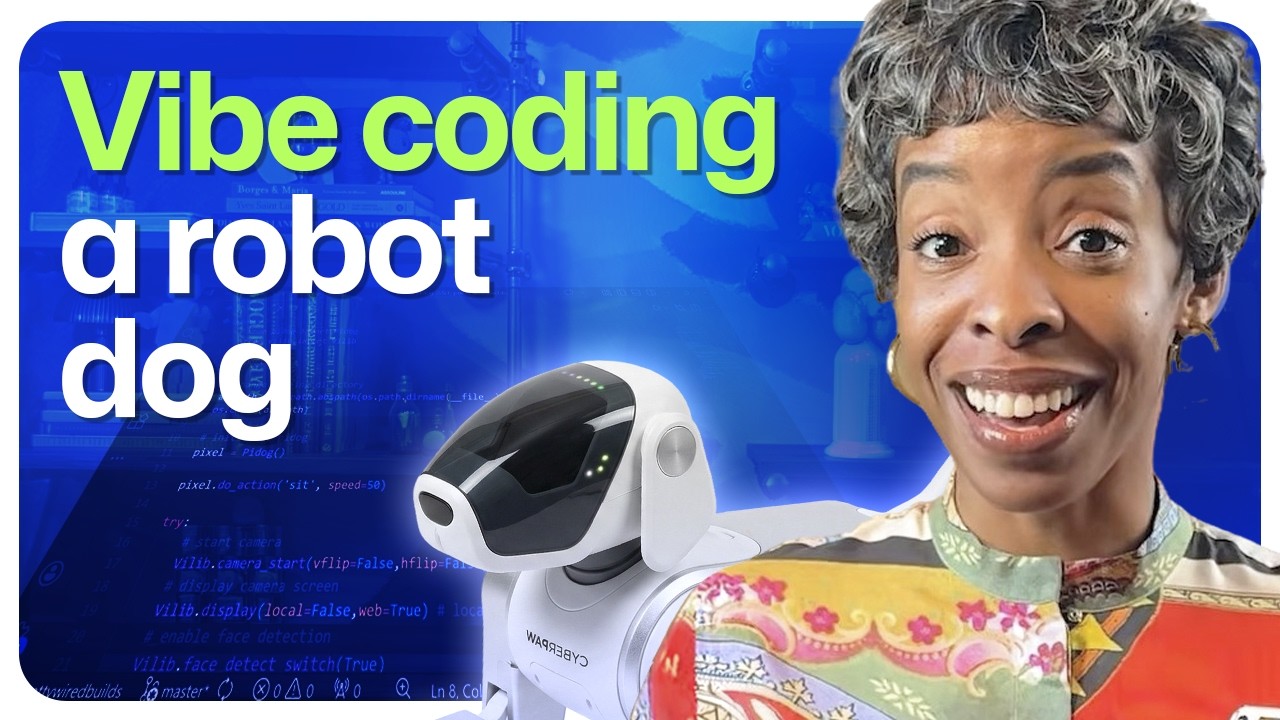 Giving a robot dog a personality using GitHub Copilot