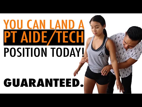 How to ACE your INTERVIEW for a Physical Therapy Aide Position | PT Tech | PT Volunteer