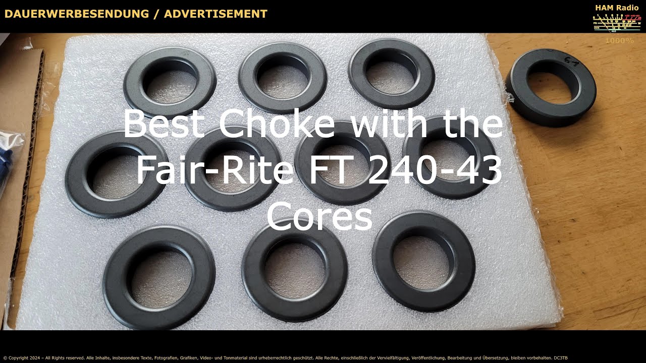 How to create a good broadband choke? #Fair-Rite #FT240-43