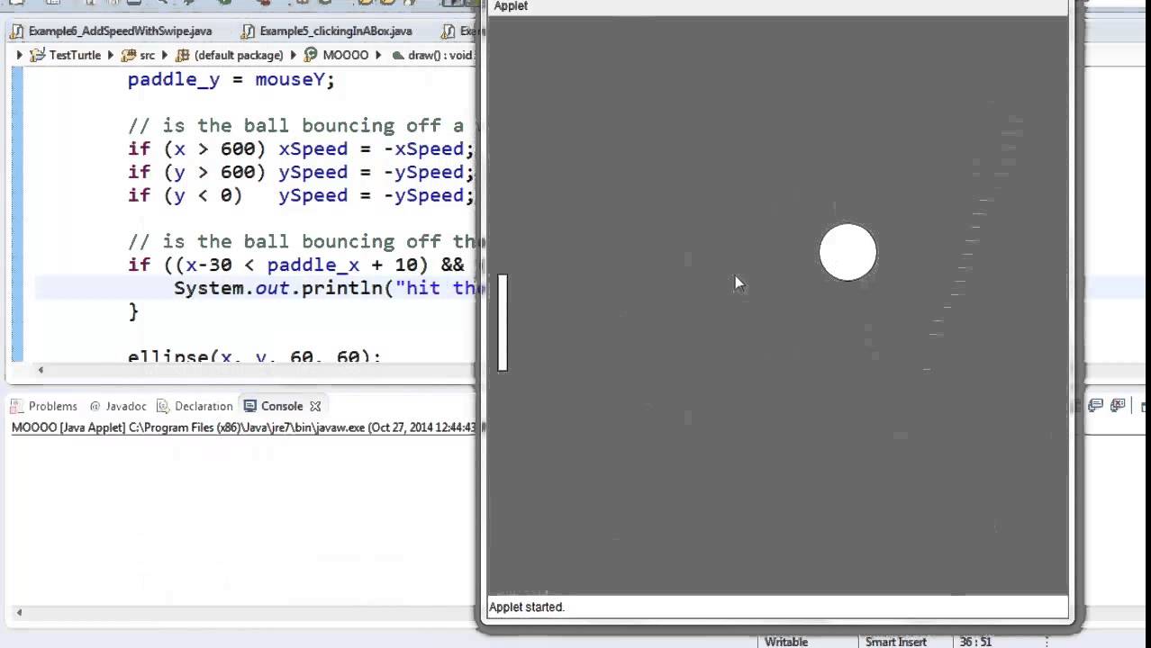 Intro Java Pong Tutorial