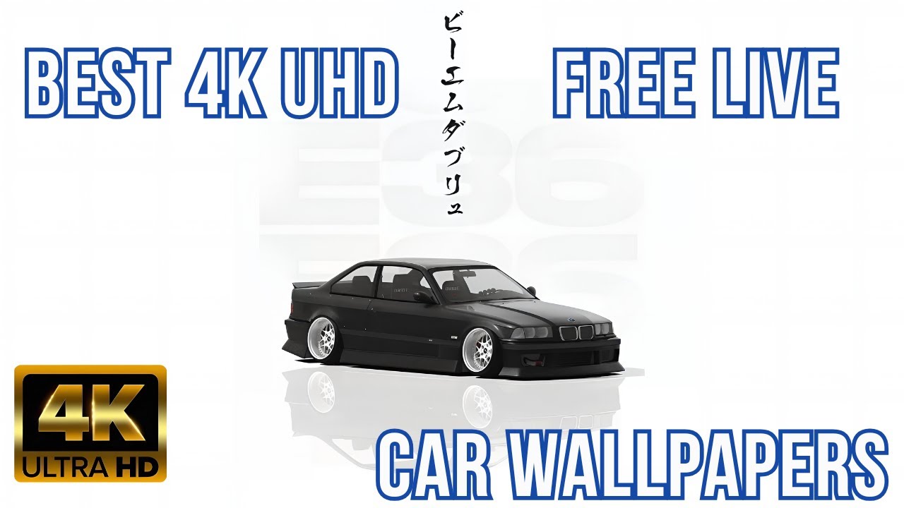 BMW E36 4K Live Wallpaper – 3-Hour Live Screensaver | Minimalist Car Background