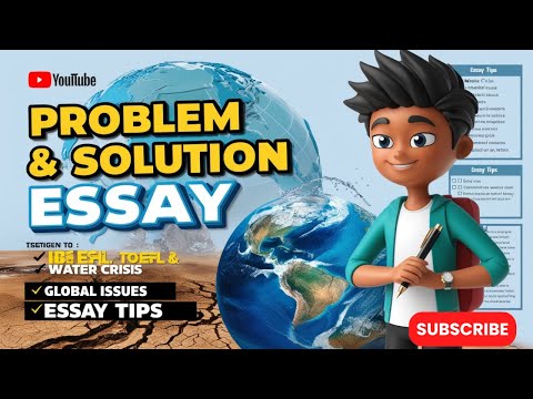 Problem & Solution Essay (With example about" Water Scarcity") #esl #ibmyp #IB #igcse #ielts