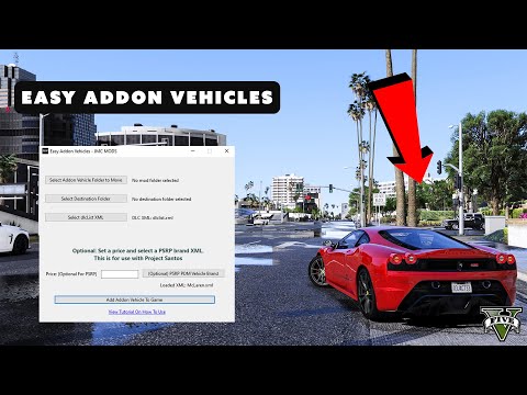 Easily Install Addon Vehicles GTA5 Mod/Tool
