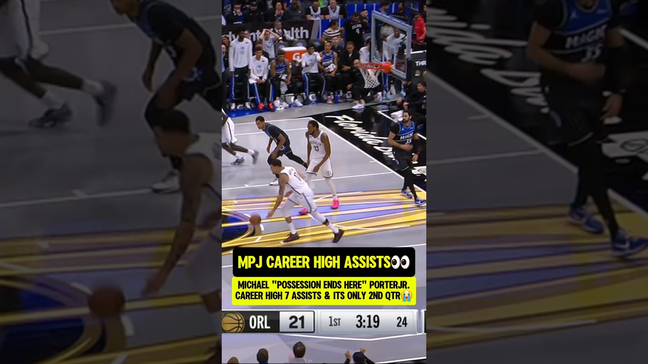 MPJ had 6 assists in the FIRST QTR🧐