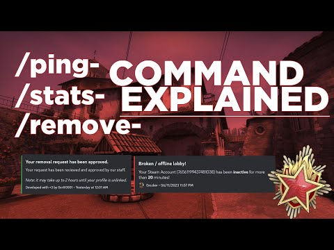 PING, STATS & REMOVE COMMAND EXPLANATION ✨ CS:GO XP TRACKER DISCORD BOT | 0xr.dev