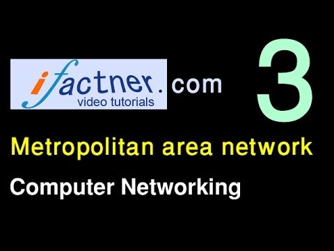 Metropolitan Area Network (man), 3, Computer Networking tutorial for beginners