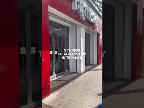 5 things to always buy in TK Maxx!ππΌ #moneysavingtipsuk #savingmoney #shoppingtips #budgetshopping