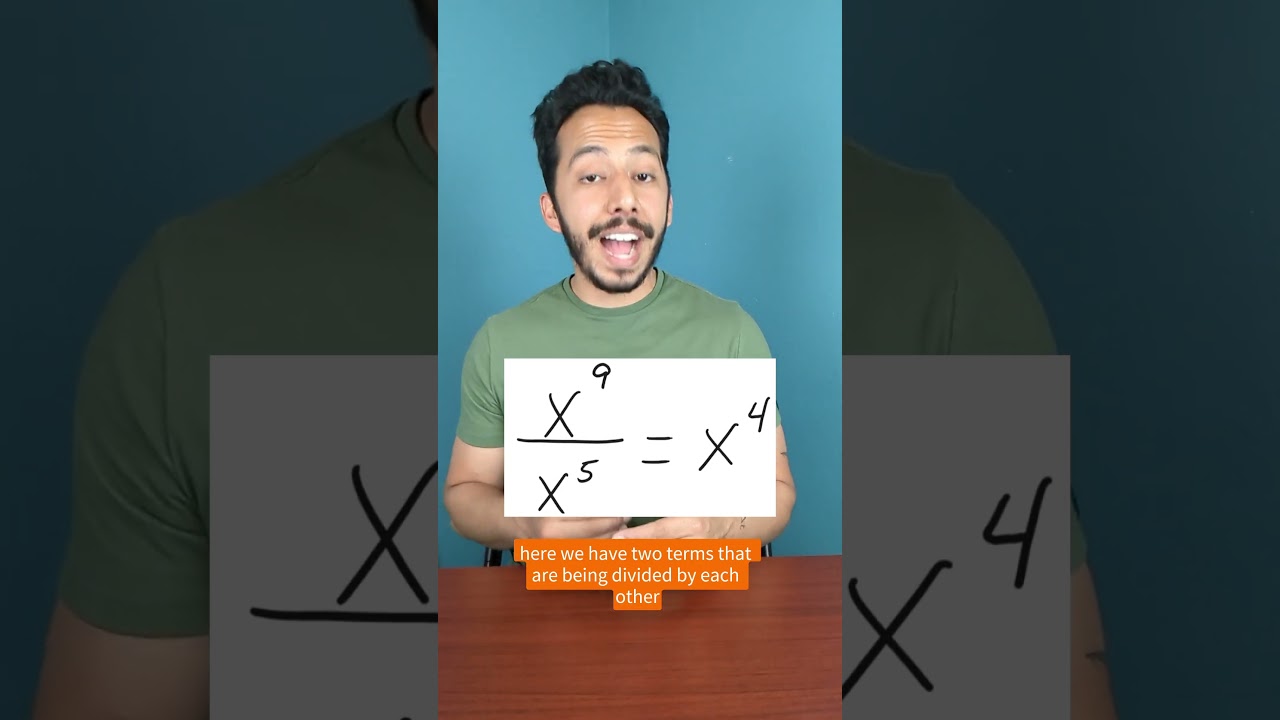 Introduction to Exponent Rules #shorts