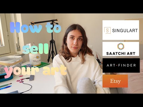 How to sell your art 🌿All about Online Gallery 🌸 Cozy art vlog. Podcast.