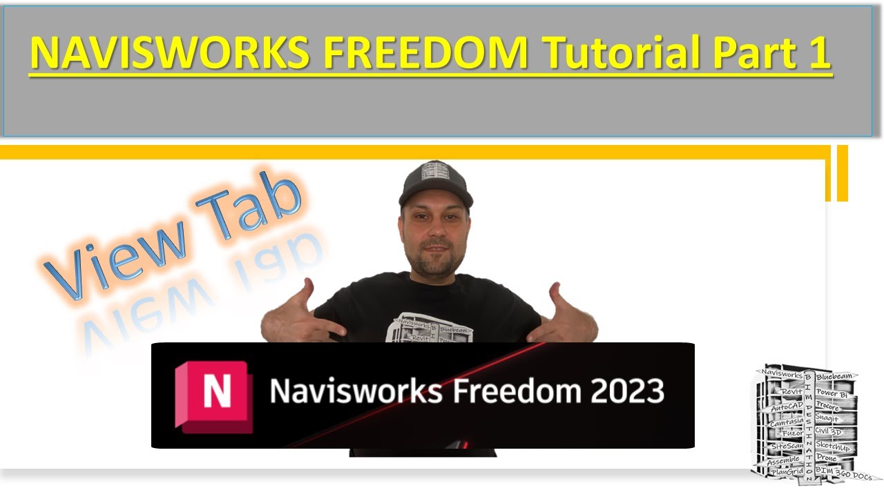 Navisworks Freedom Tutorial Part 1 | View Tab Setup & Navigation Tips for Beginners