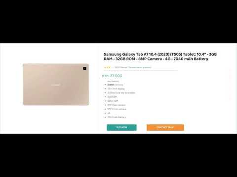 Samsung Galaxy Tab A7 10 4 2020 Price in Kenya