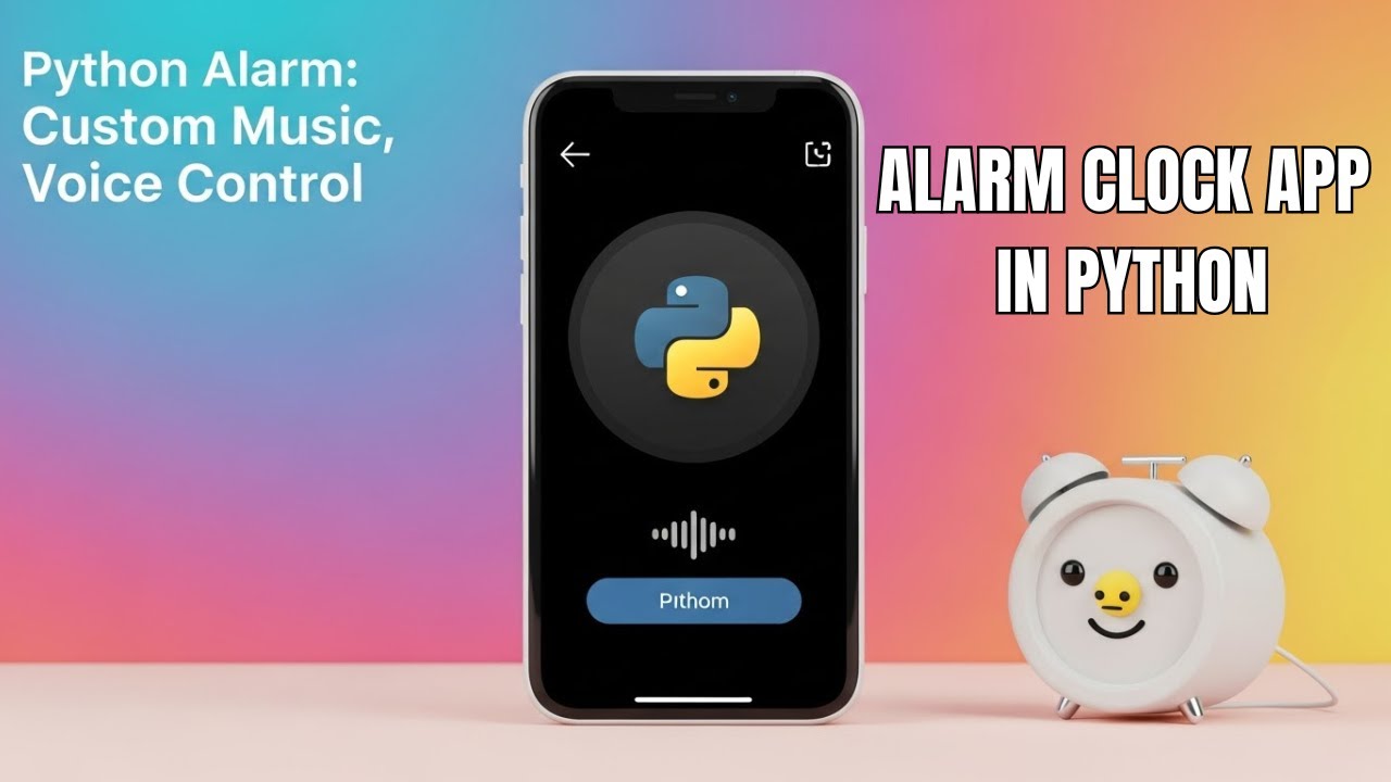 Alarm Clock App in Python | Beginner Project Tutorial