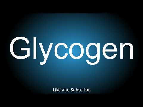 How to correctly pronounce - Glycogen.