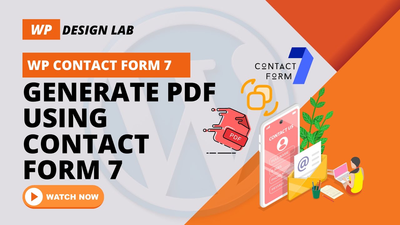 Generate PDF using Contact Form 7 | WordPress Contact form 7