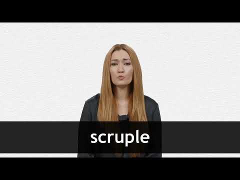 SCRUPLE definition and meaning | Collins English Dictionary