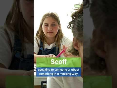Scoff Meaning - English Vocabulary Word #shorts 🔥