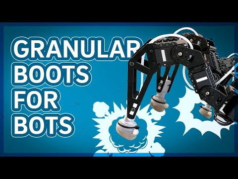 These Boots Help Robots Walk on Uneven Terrain | Granular Jamming